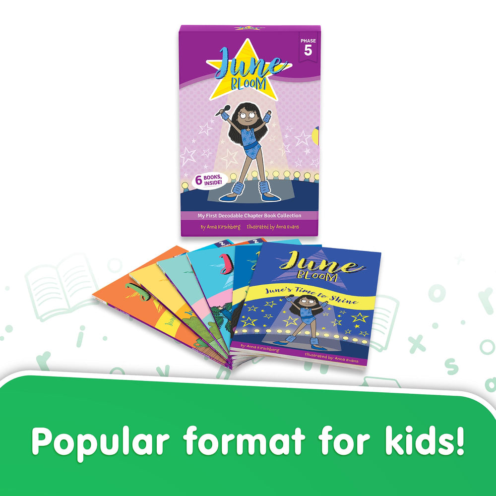 June Bloom - Decodable Chapter Books - Box Set - Vowel Sounds (Phase 5
